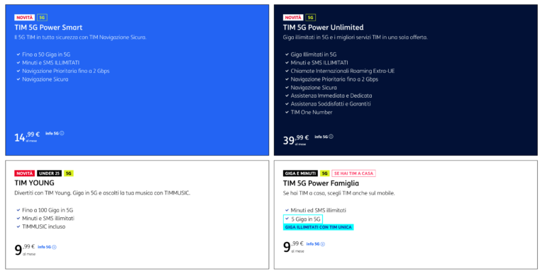 Passa a TIM a partire da € 4,99 - TIM Magazine