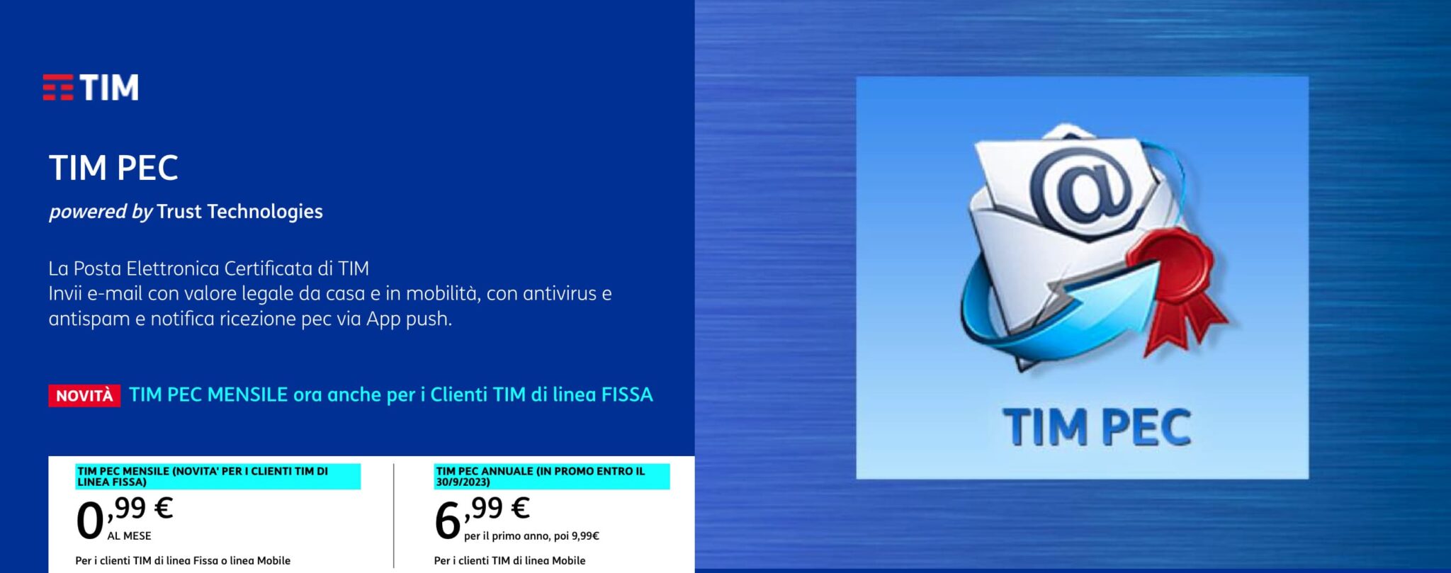 TIM PEC per i clienti di linea fissa - TIM Magazine