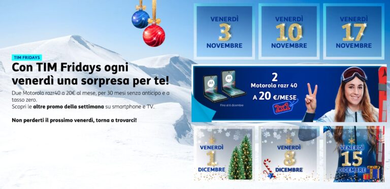 Black Friday TIM, tutte le offerte - TIM Magazine