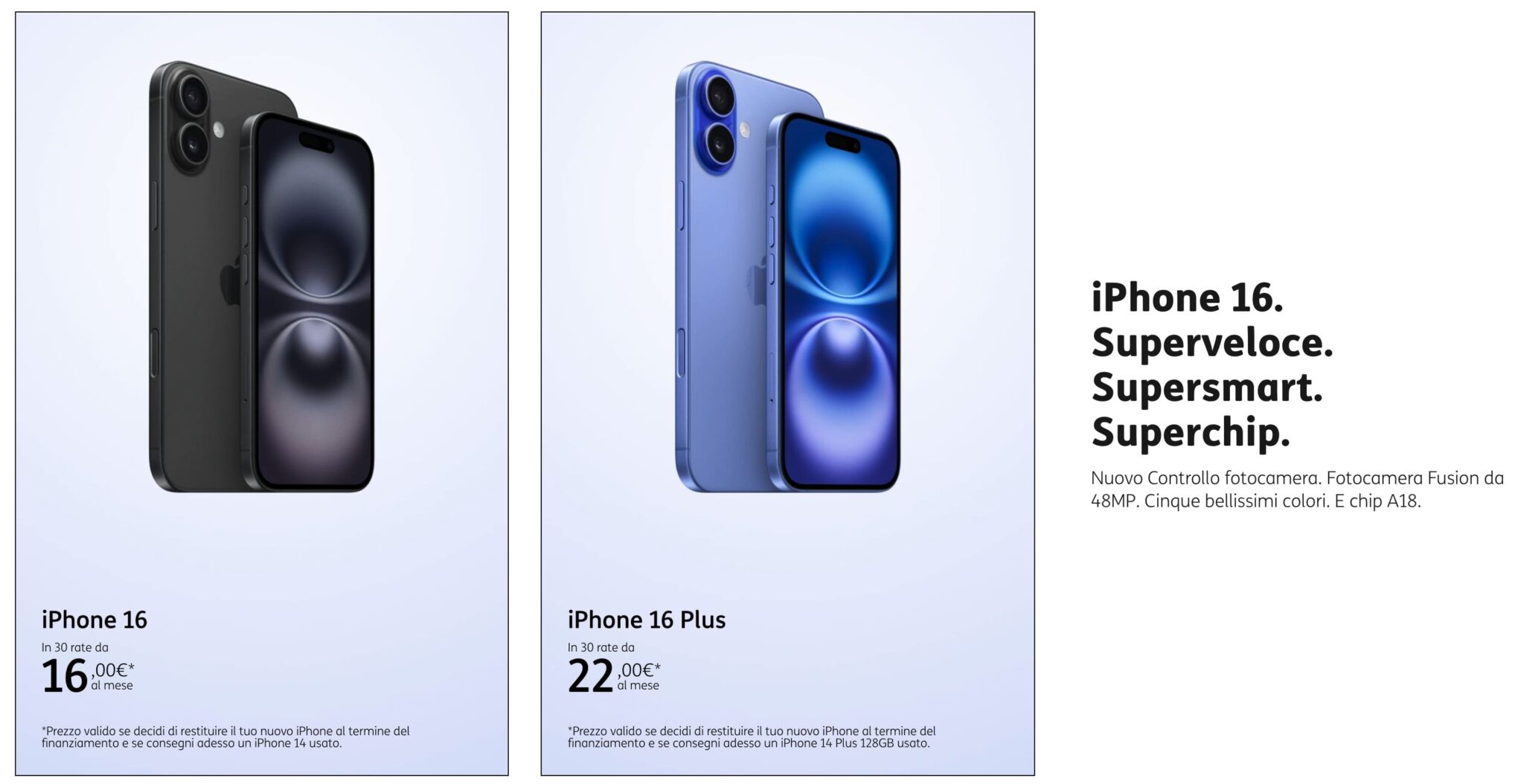 iPhone 16 con TIM da 16 € al mese - TIM Magazine